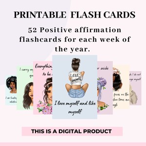 Mindfulness Flashcards Mental Health Affirmation Cards Mood Boosting ...