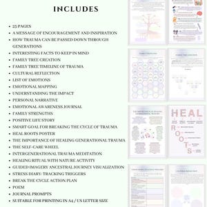 Intergenerational Trauma Worksheets Transgenerational Trauma Workbook ...