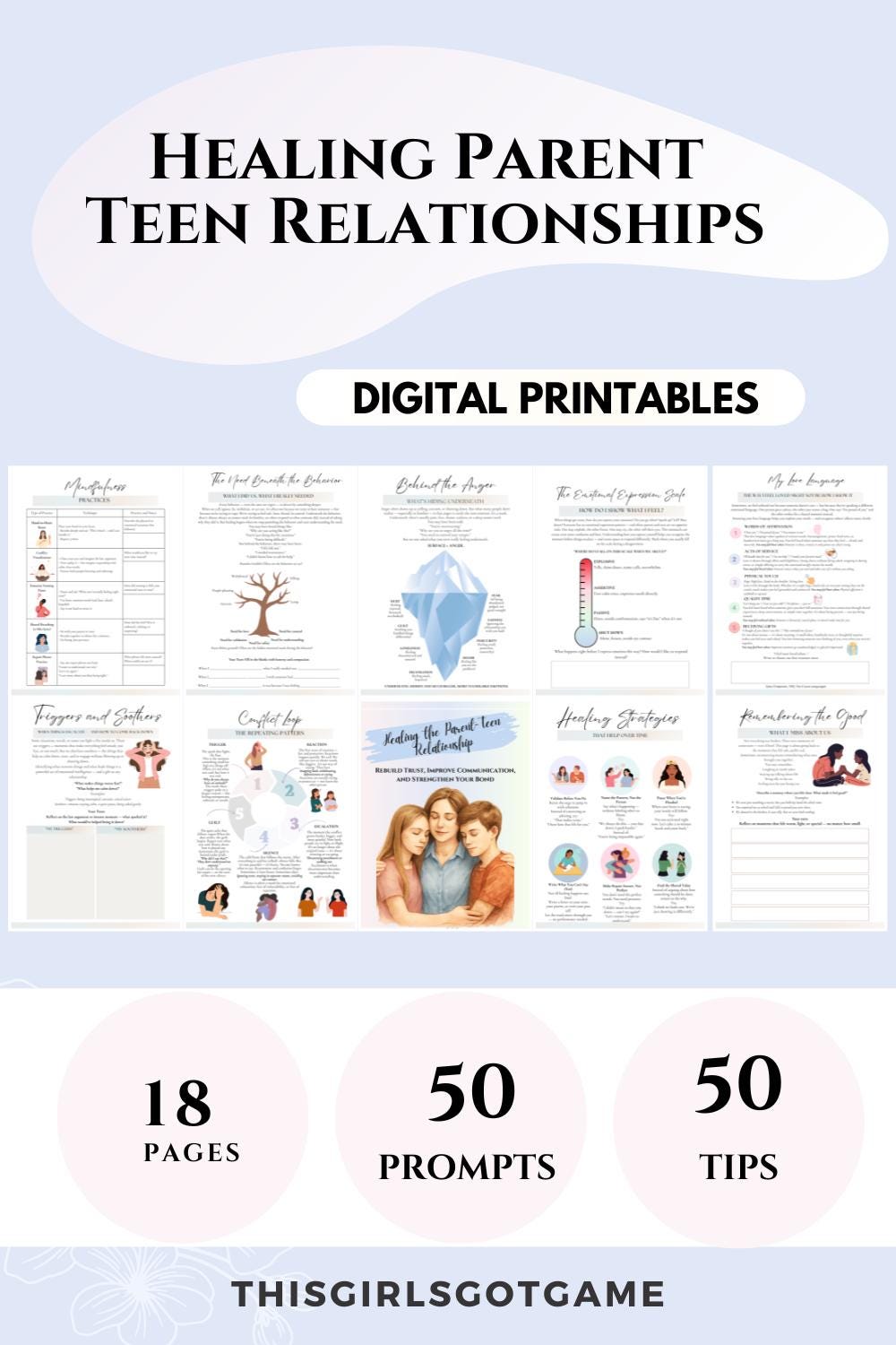 Healing Parent-teen Relationship Therapy Resource Communication ...