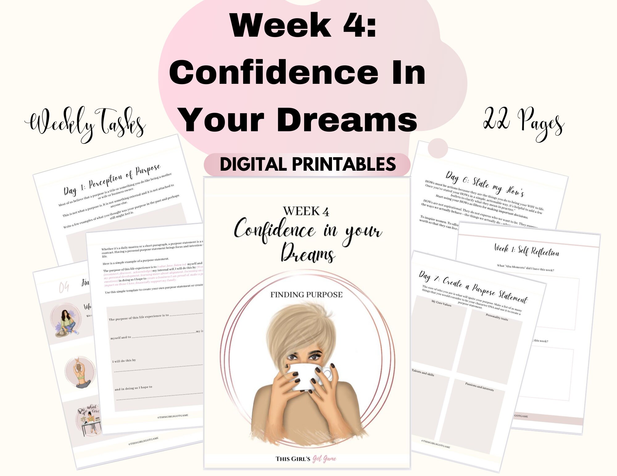 Confidence Bundle Self Confidence Worksheets Self Confidence Digital ...