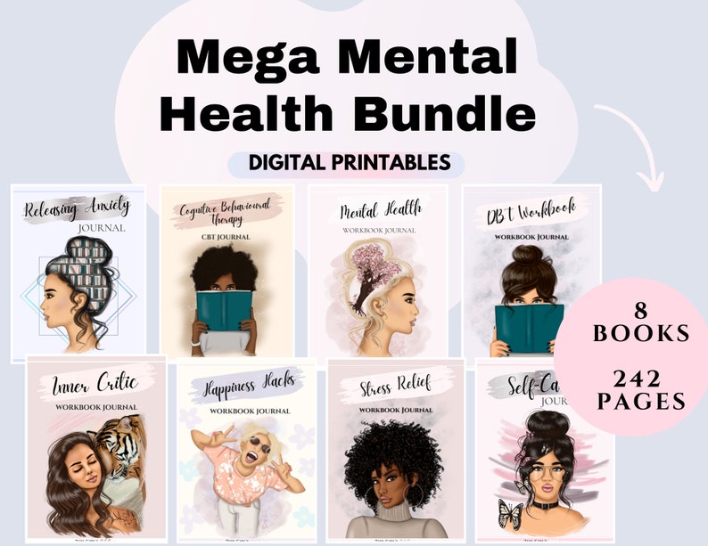 CBT and DBT Mental Health Mega Bundle Positive Psychology Dbt Skills ...