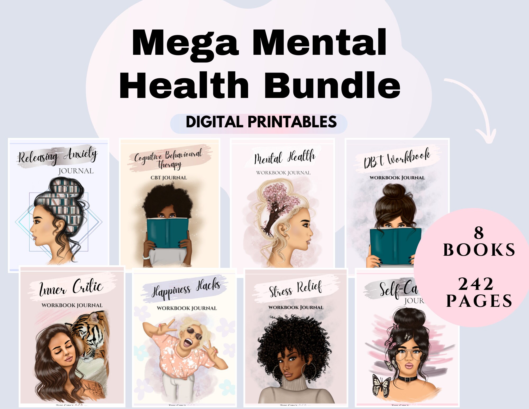 CBT and DBT Mental Health Mega Bundle Positive Psychology Dbt Skills ...