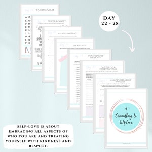 Self Love Workbook Girls Worksheet Therapy Teen Girls Self Worth ...