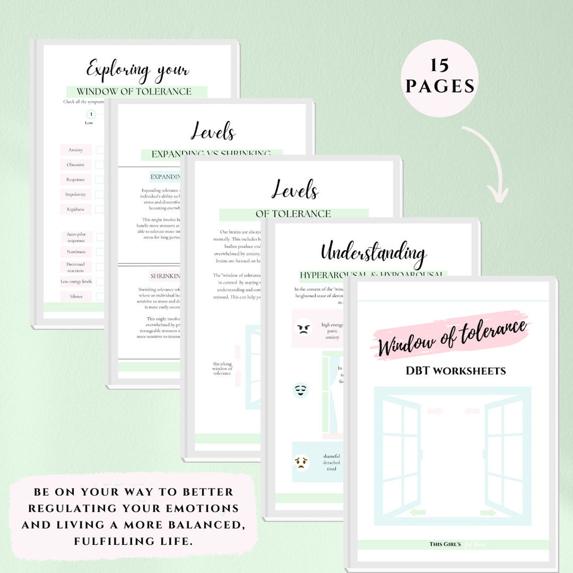 DBT Bundle / Coping Skills / Printable Handouts / Dialectical - Etsy UK