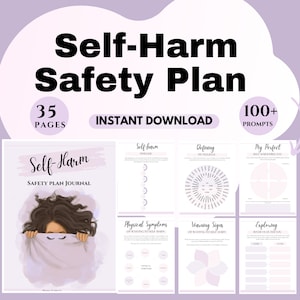 Self Harm Prevention Coping Skills Difficult Feelings Self Help Book ...