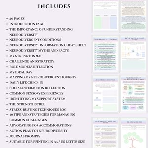 Neurodivergence Therapy Activities Autism Spectrum Therapy Worksheets ...