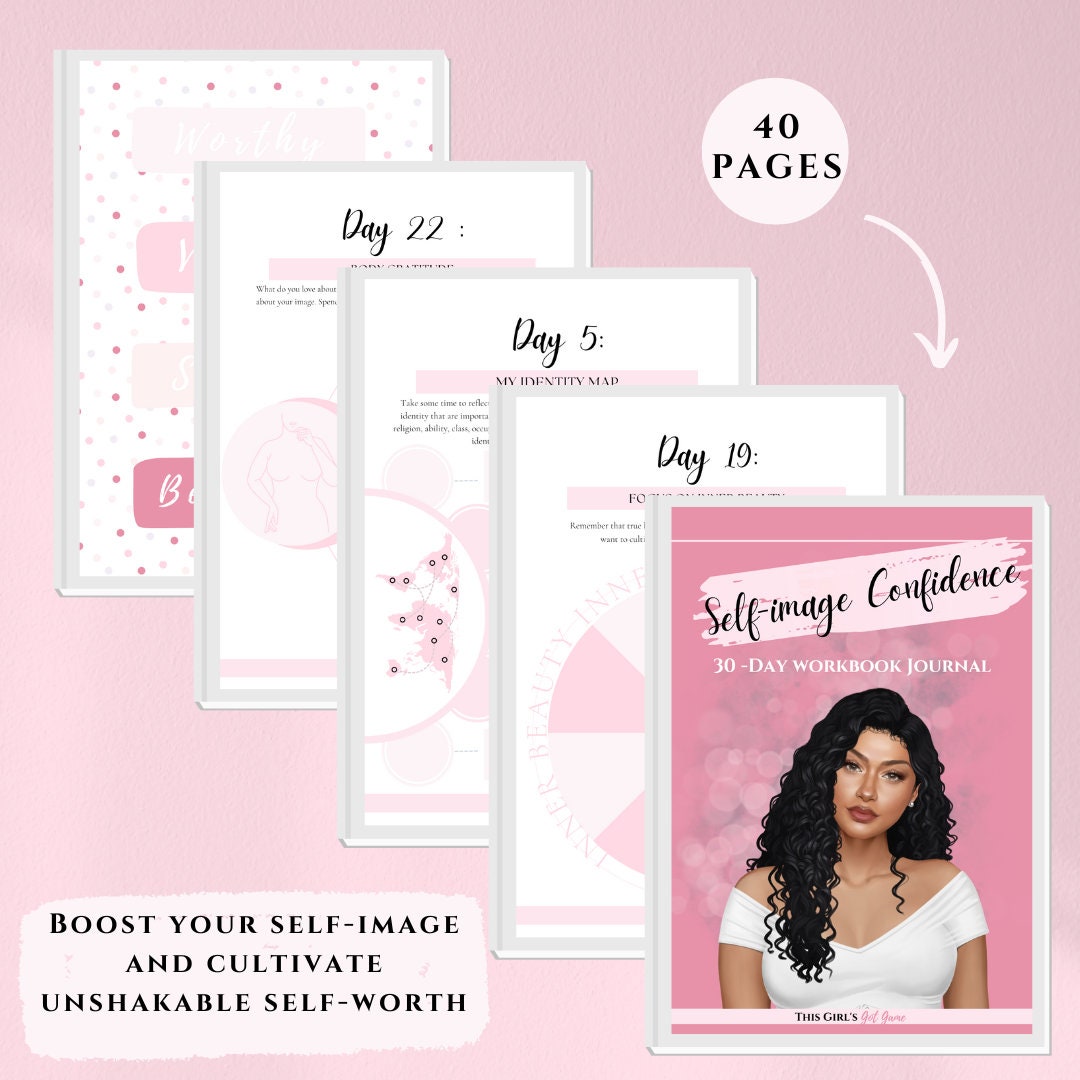 Self Esteem Bundle Confidence Worksheet Counseling Tools - Etsy