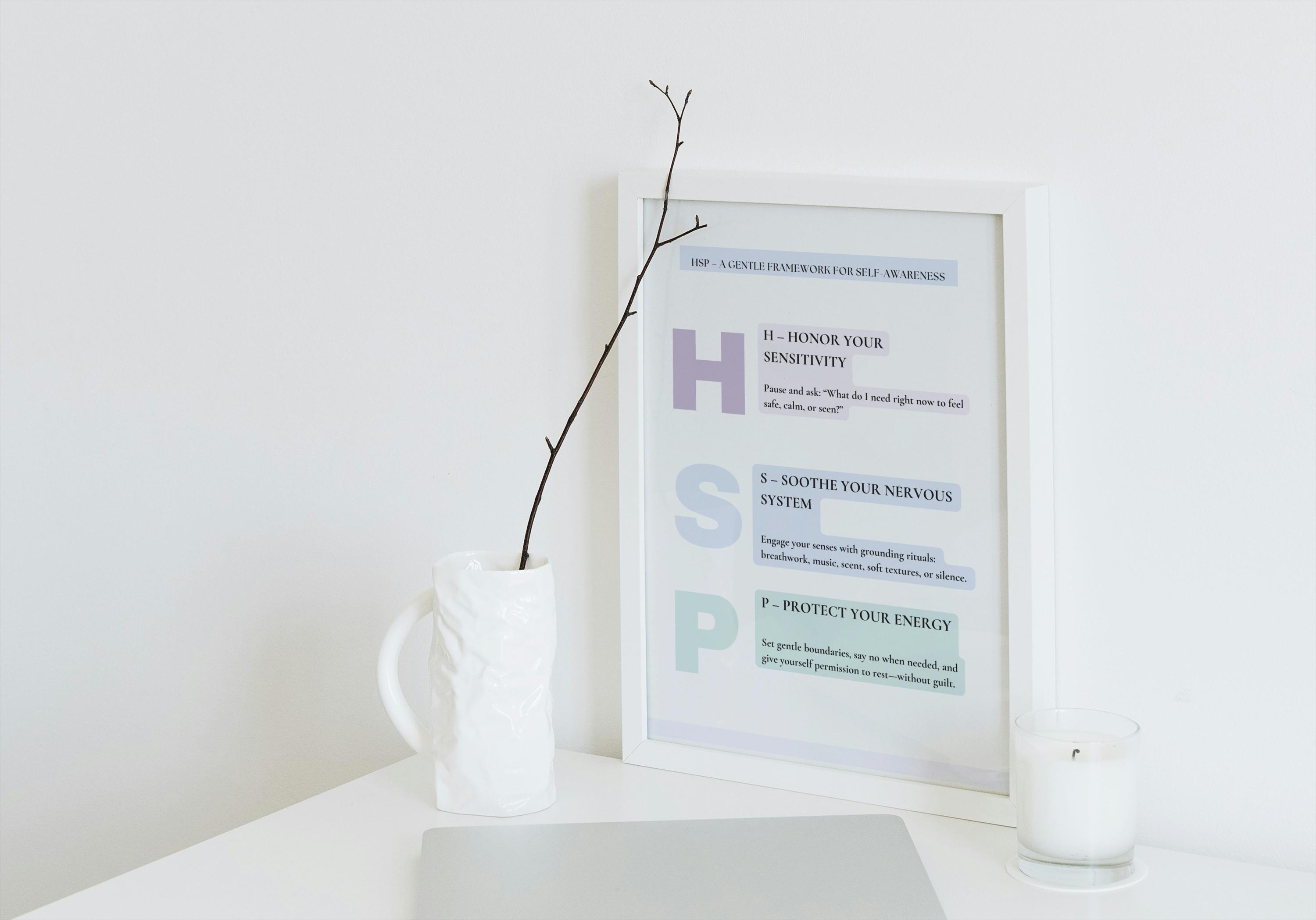 Highly Sensitive Person (HSP) Therapy Workbook Coping Skills and Stress ...