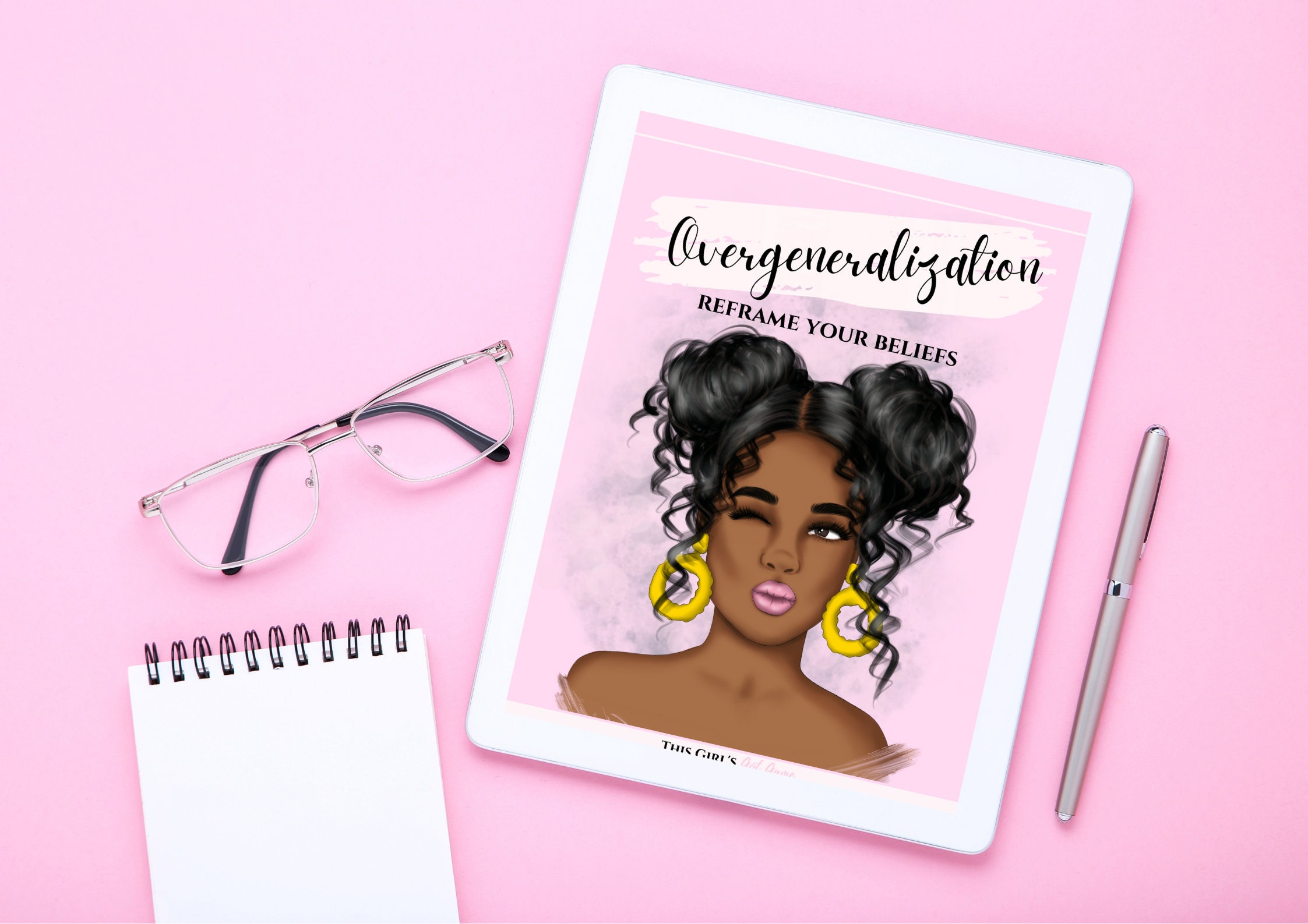 Overgeneralization Worksheets CBT Workbook & Journal Prompts to Break ...