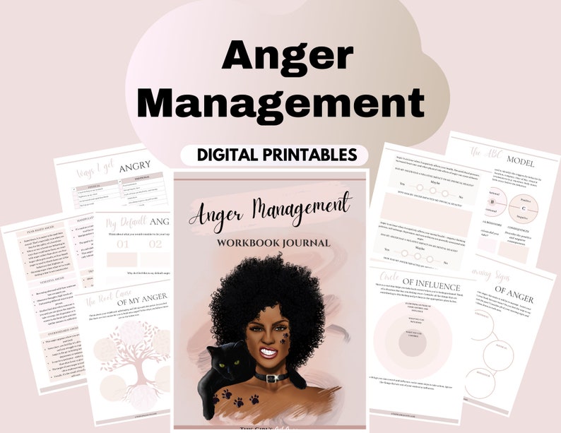 Anger Management Workbook / Anger Worksheets / Printable Anger - Etsy UK