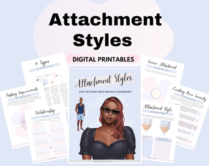 Attachment Styles Quiz, Adult Attachment Styles, Attachment Worksheet ...