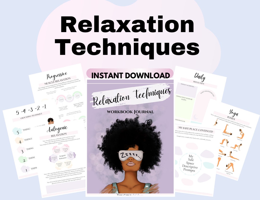 Relaxation Journal for Cultivating Inner Peace Printables Mindfulness ...