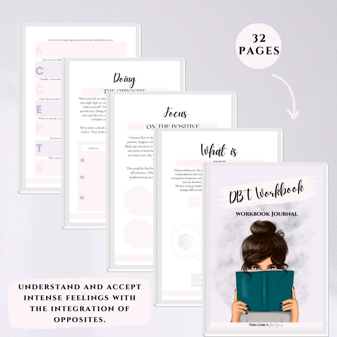 DBT Worksheets Bundle Dialectical Behavior Therapy Coping Skills ...