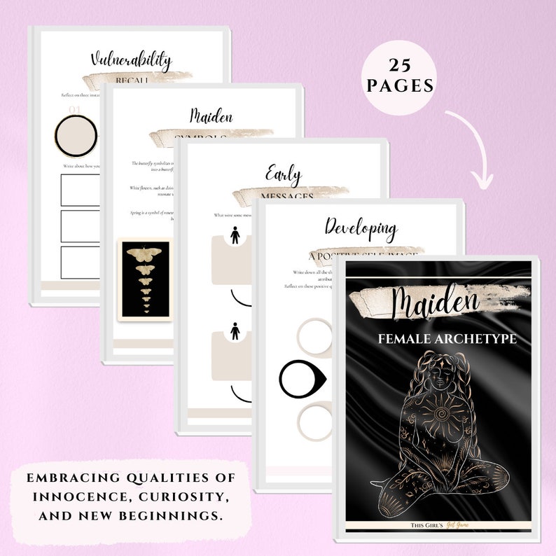 Essence of Goddess Bundle Women Archetypes Worksheet Pack Feminine ...