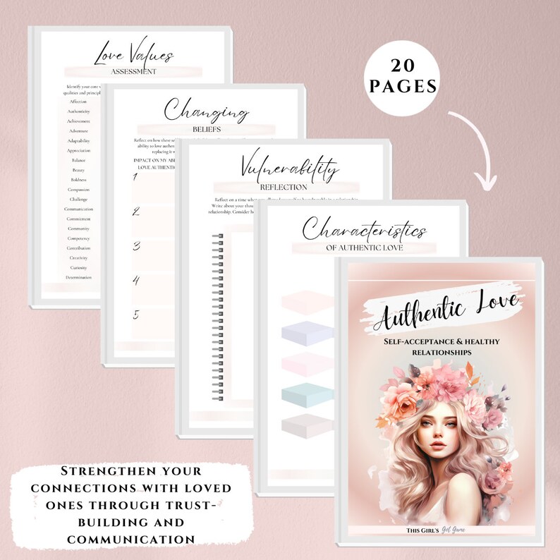 Female Empowerment Worksheet Bundle Printable Resources Therapy Tools ...