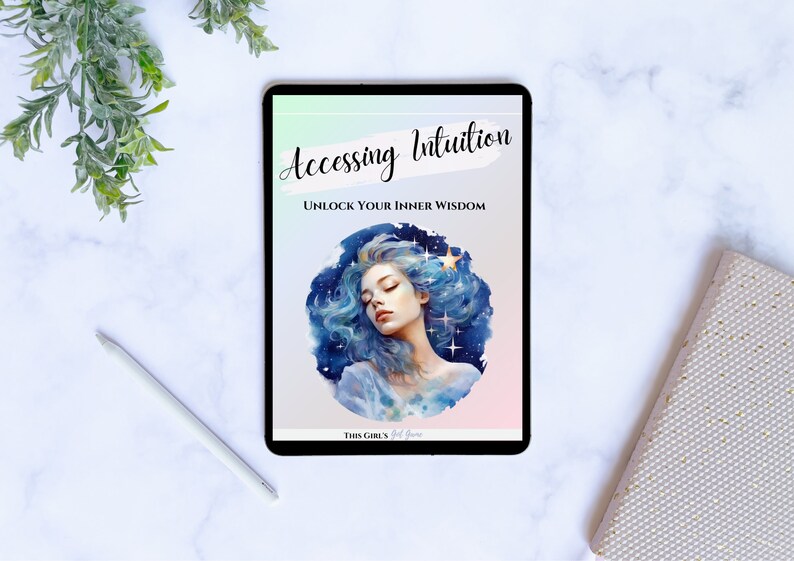Intuition Journal Worksheets Therapy Poster Intuition Enhancement Ebook ...