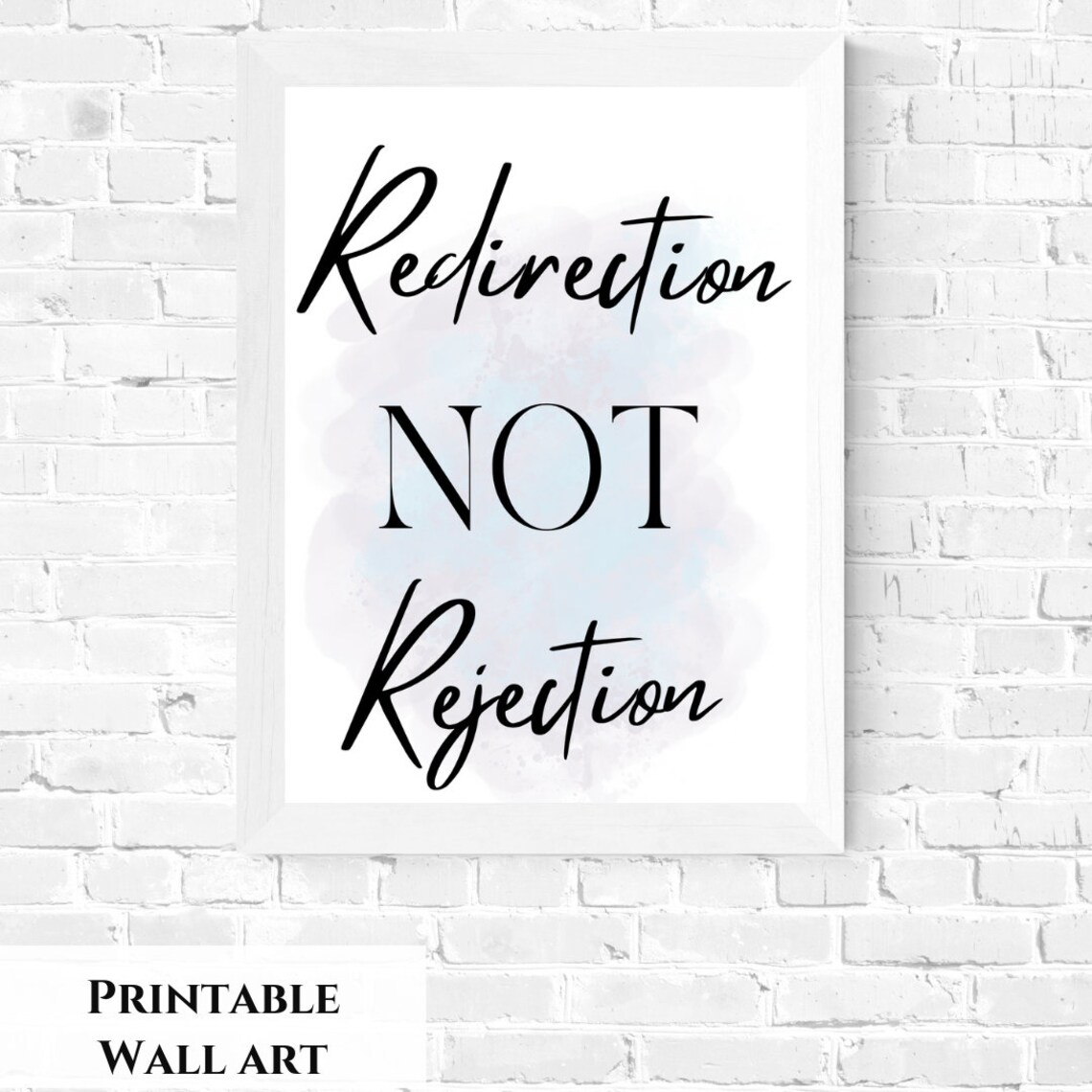 Redirection Poster / Minimalist Poster / Therapy Office Poster ...