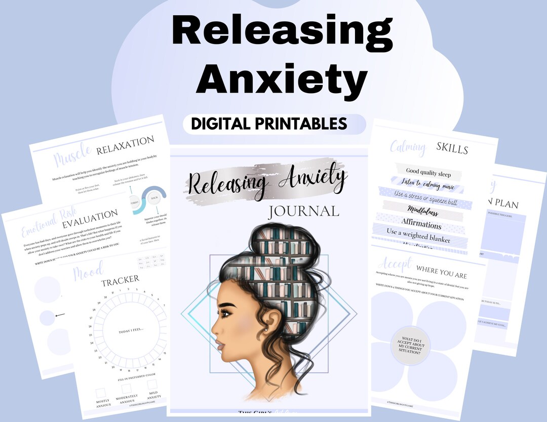 Printable Anxiety Workbook for Women Trauma Worksheets Self-help ...