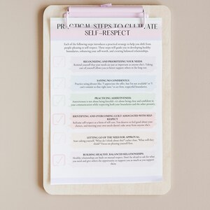 People Pleasing Therapy Worksheets Building Self-esteem Therapy Tools ...