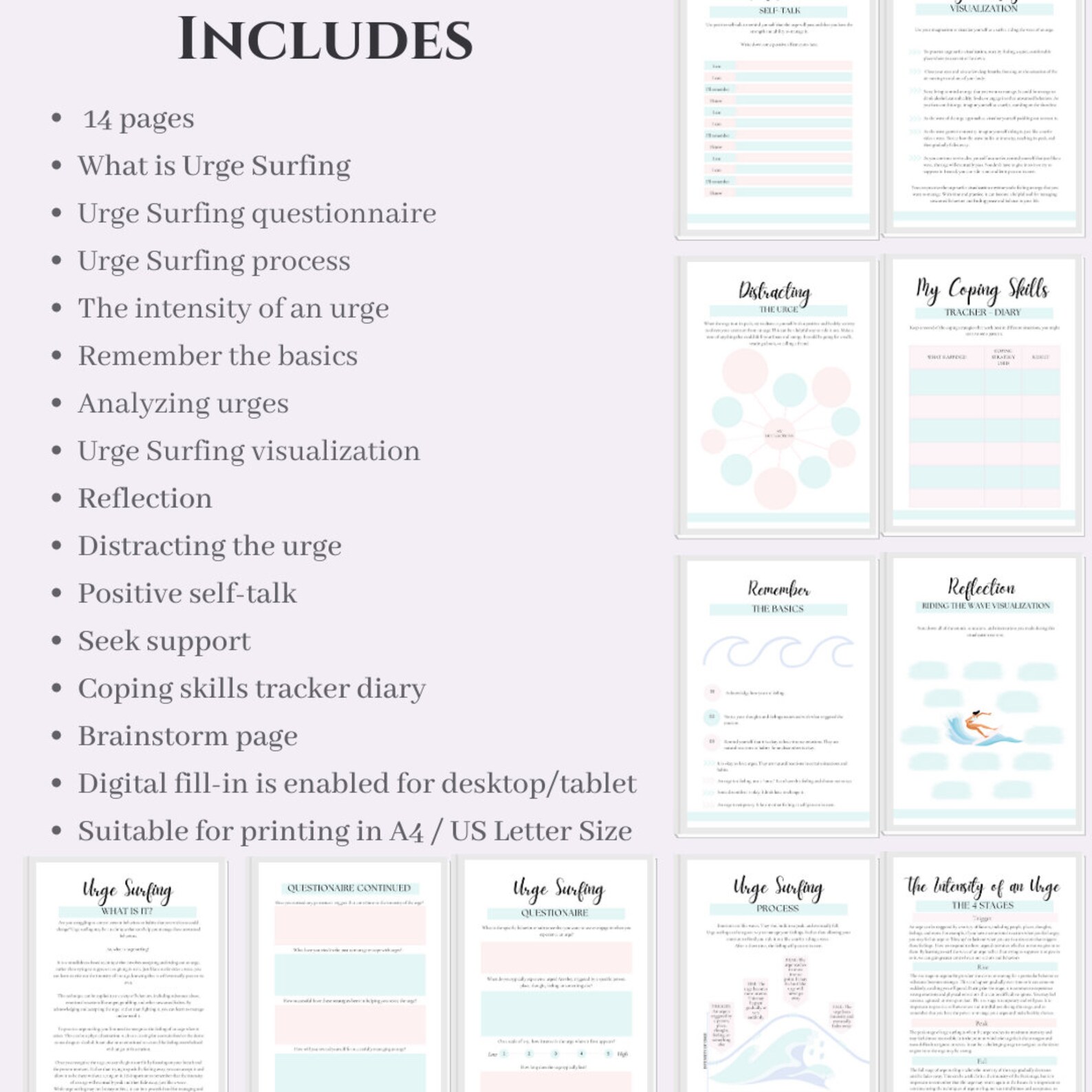 Urge Surfing for Managing Cravings and Emotions Emotional Regulation ...
