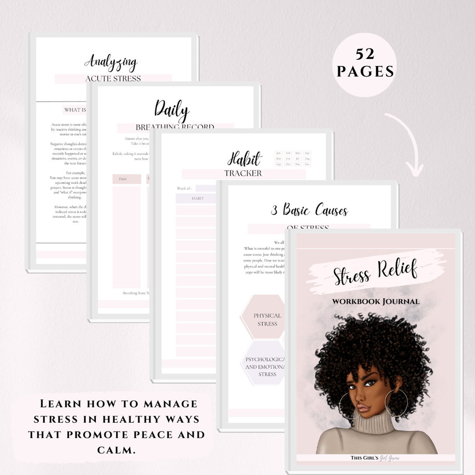 Stress Relief Bundle Mindfulness Practices Coping Skills Work-life ...