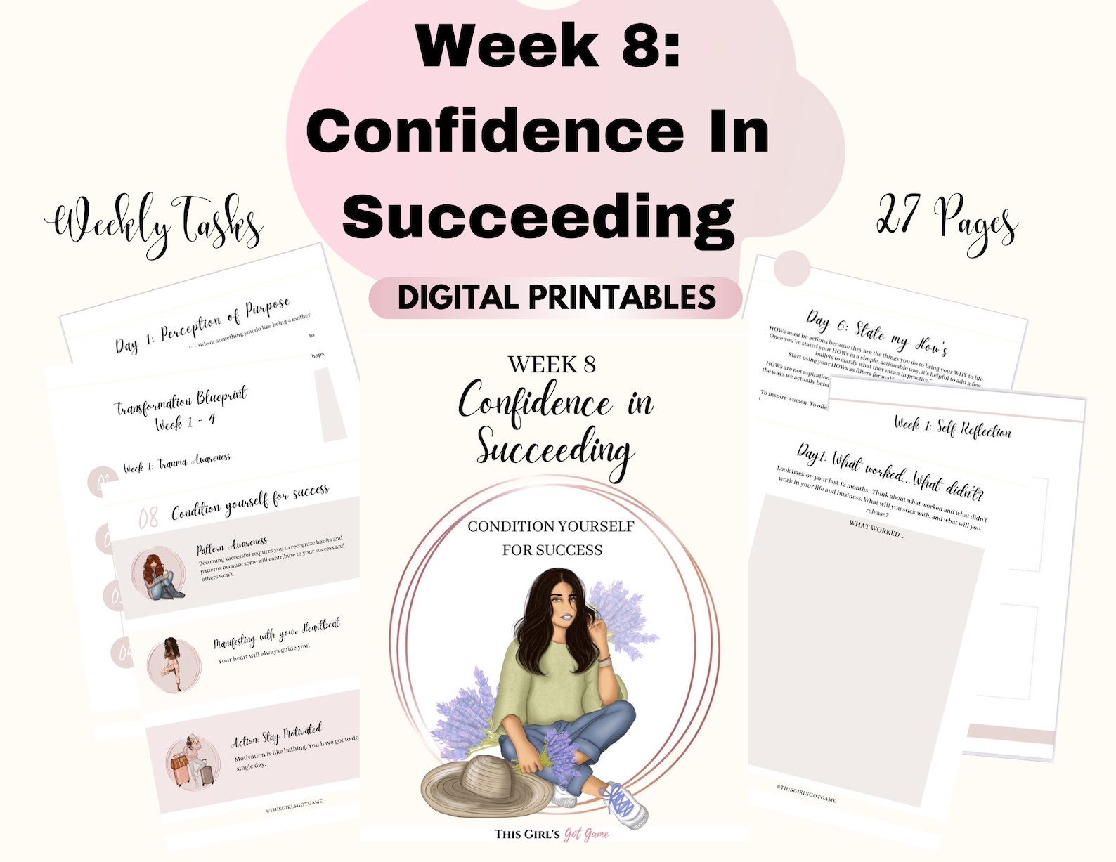 Confidence Bundle / Self Confidence Planner / Self Confidence - Etsy