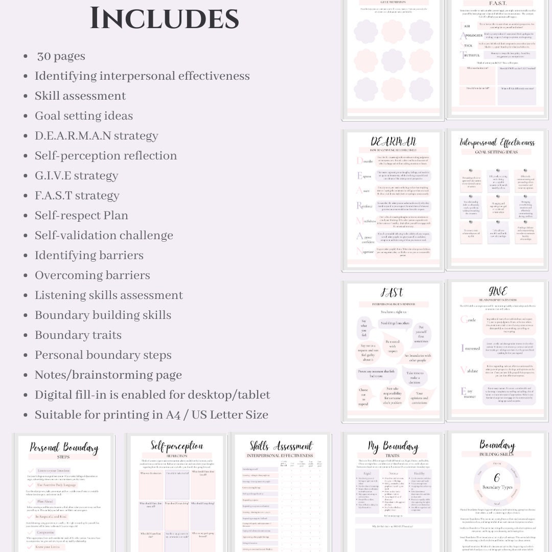 Conflict Resolution Handouts Interpersonal Effectiveness Workbook ...