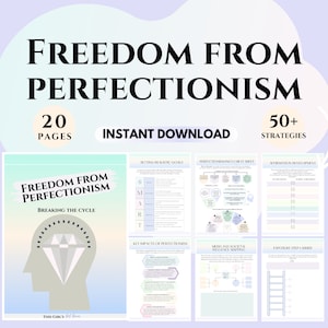 Perfectionism Worksheet Self-growth Therapist Resource Therapy ...