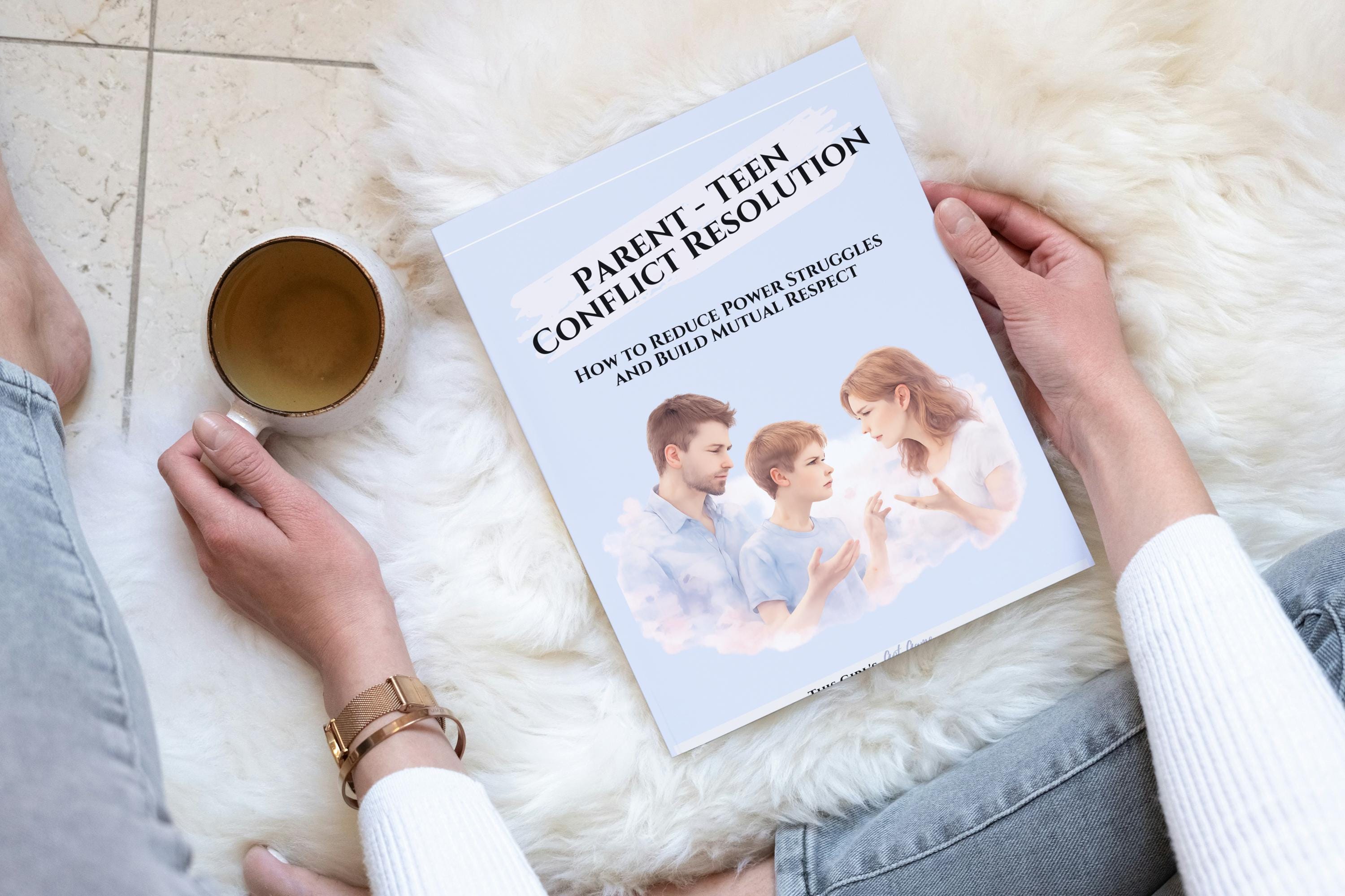Parent Teen Conflict Resolution Worksheets Family Therapy Communication ...