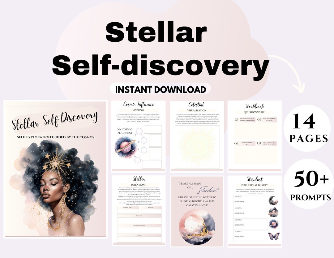 Celestial Journal Self-exploration Self-discovery Printables Personal ...