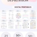Post-partum Depression Therapy Worksheets Psychoeducation Printables ...