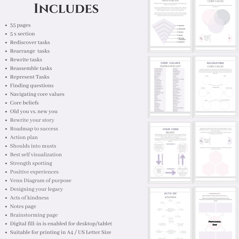 The Future Me Self Improvement Printables Self Development Worksheets ...