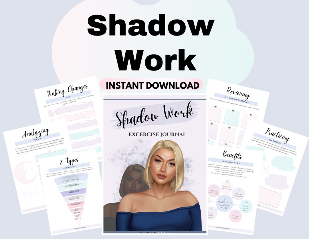 Shadow Work Digital Journal Self Discovery Journaling Healing the Inner ...