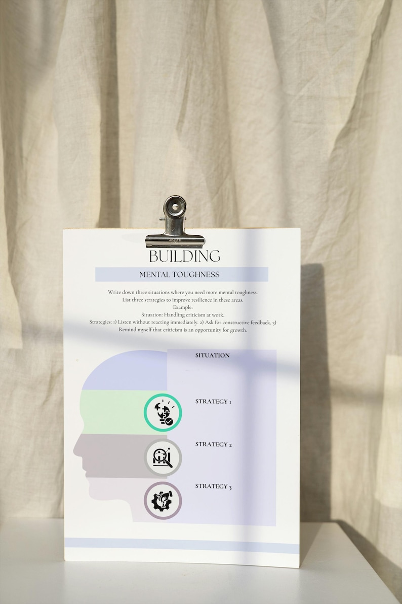 Men's Mental Health Worksheets Therapy Aid Mindfulness Exercises CBT ...