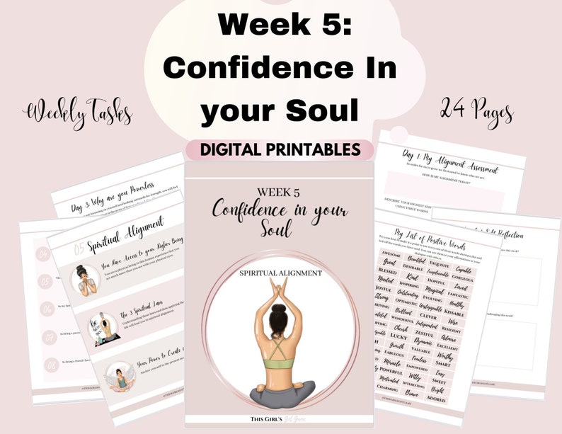 Confidence Bundle Self Confidence Worksheets Self Confidence Digital ...