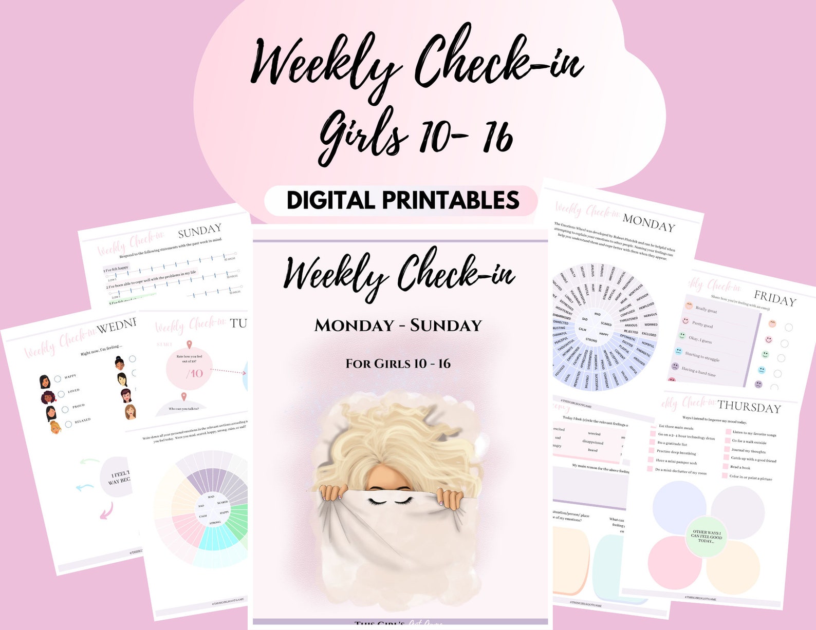 Teen Girl Bundle / Coping Skills for Teen Girls / Coping - Etsy