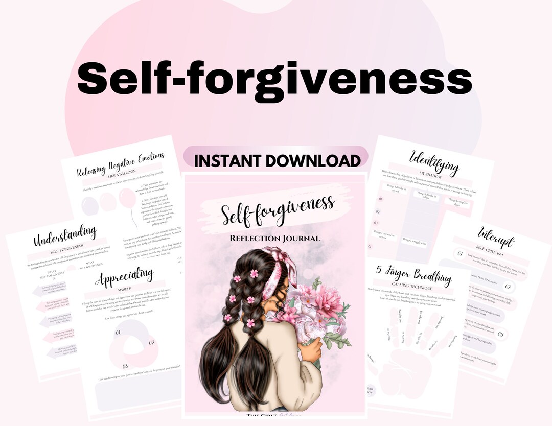 Self Forgiveness Journal Self Esteem Digital Download Self Love Journal ...