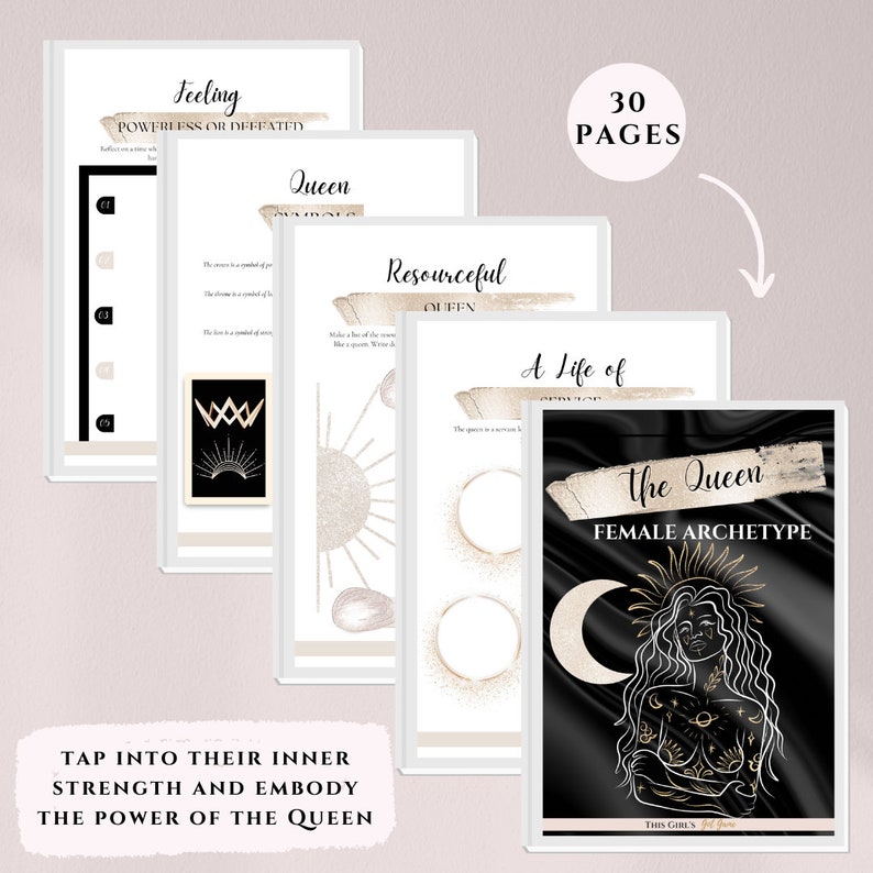 Essence of Goddess Bundle Women Archetypes Worksheet Pack Feminine ...