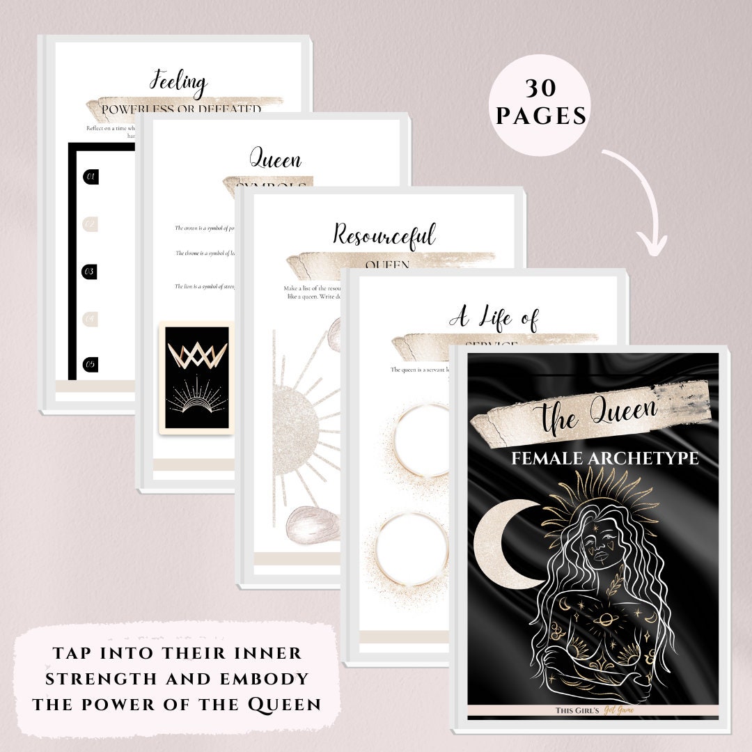 Essence of Goddess Bundle Women Archetypes Worksheet Pack Feminine ...