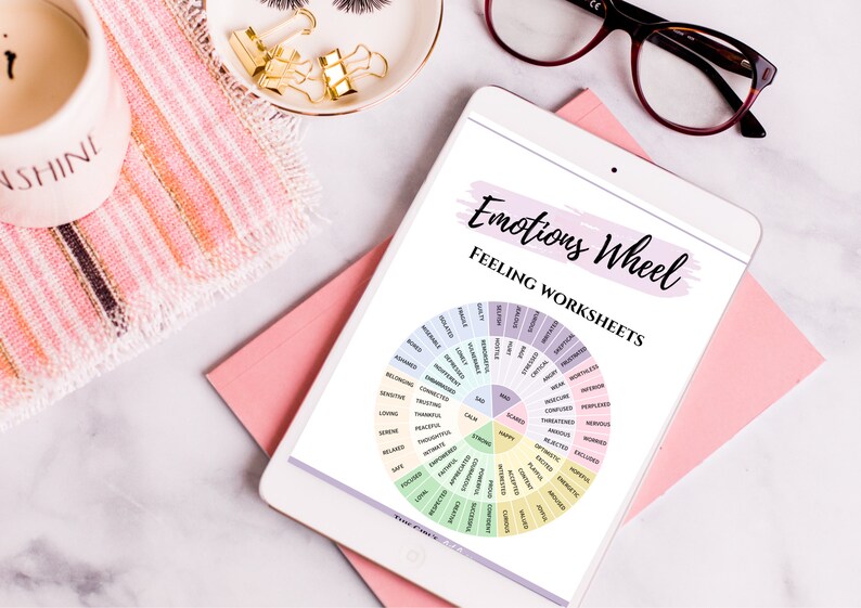 Emotions Wheel / Feelings Wheel / Mental Health Help - Etsy Emotions Wheel / Feelings Wheel / Mental Health Help - Etsy