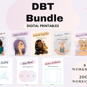 DBT Bundle Coping Skills Printable Handouts Dialectical Behavior ...