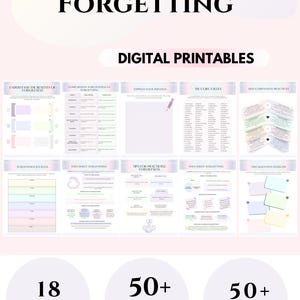 Forgiveness Worksheets Emotional Healing Journal Self Help Therapy ...