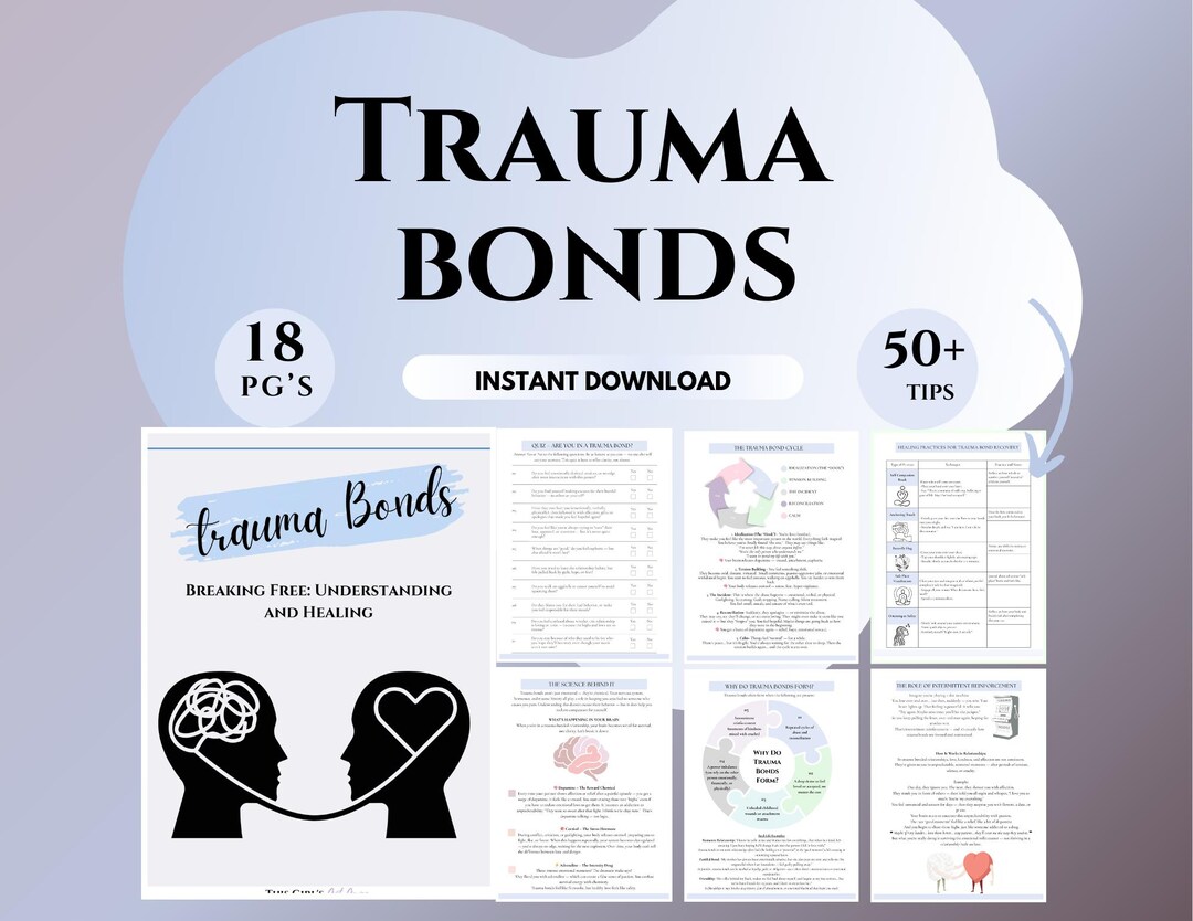 Trauma Bonds Therapy Worksheets Healthy Vs Unhealthy Relationship ...