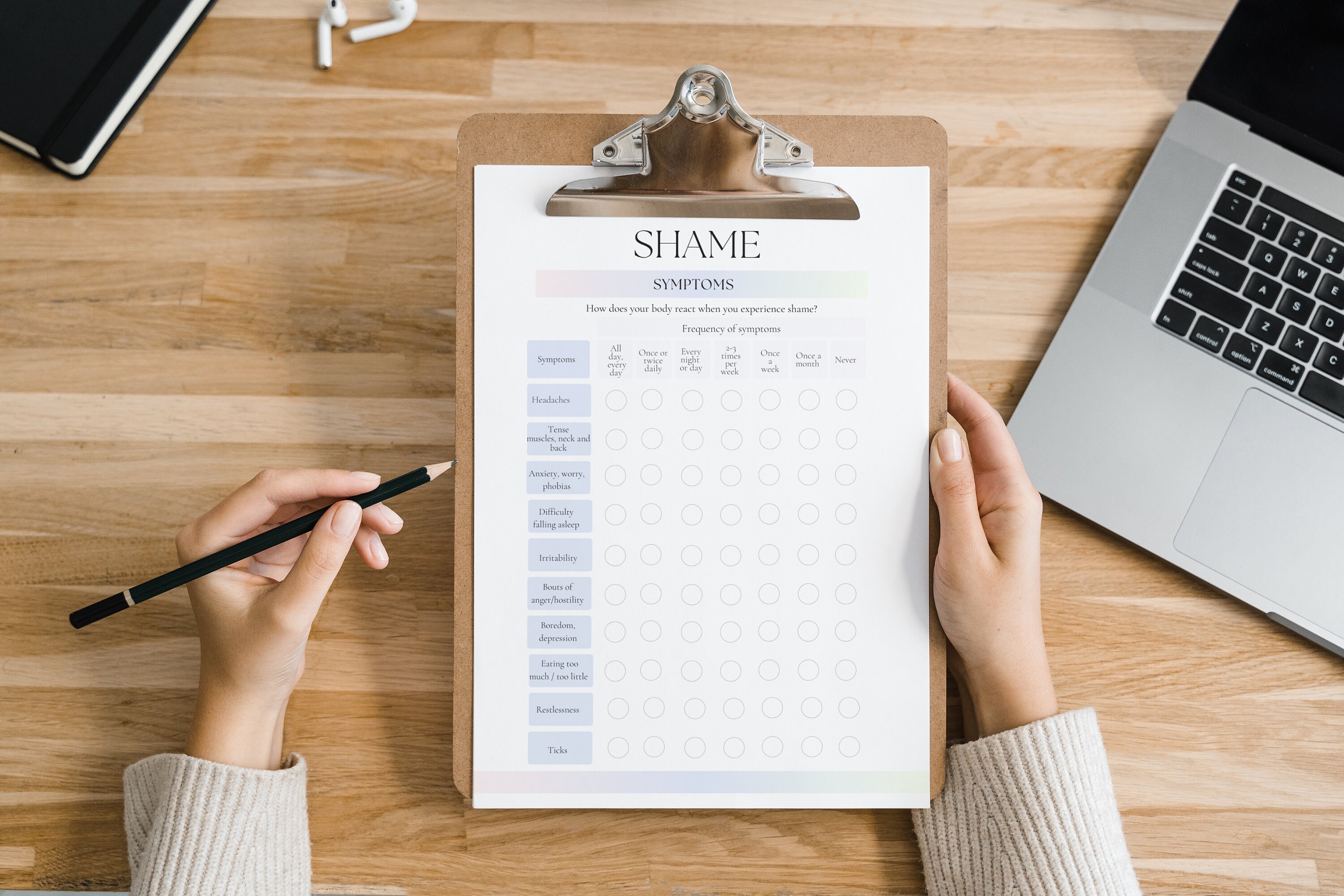 Shame Spiral Acceptance and Commitment Therapy Journal Emotional ...