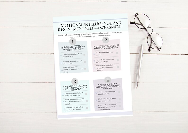 Resentment Cycle Therapy Worksheets Conflict Resolution Workbook Family ...