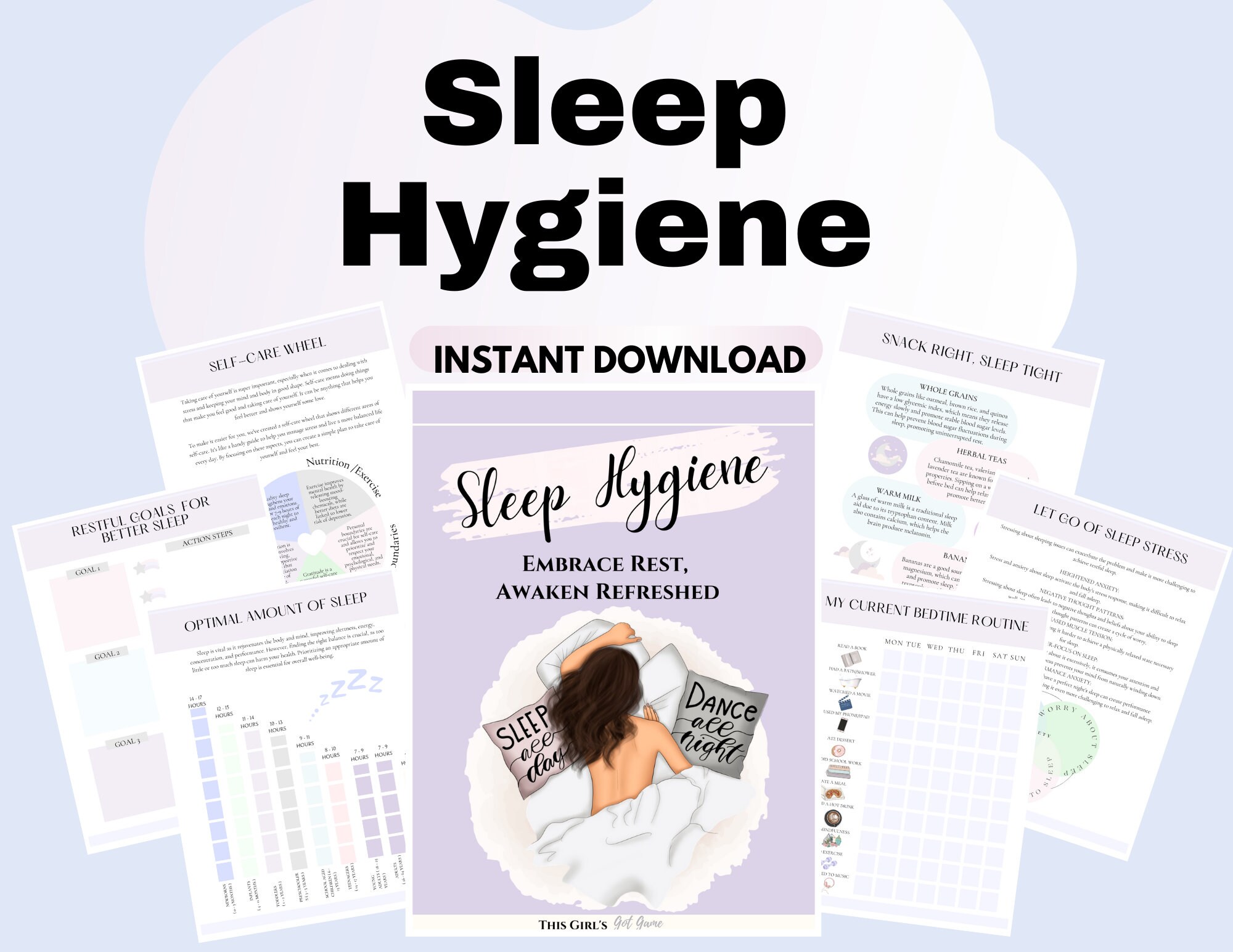 Sleep Journal Track Sleep Patterns Dreams Journal Sleep Hygiene ...