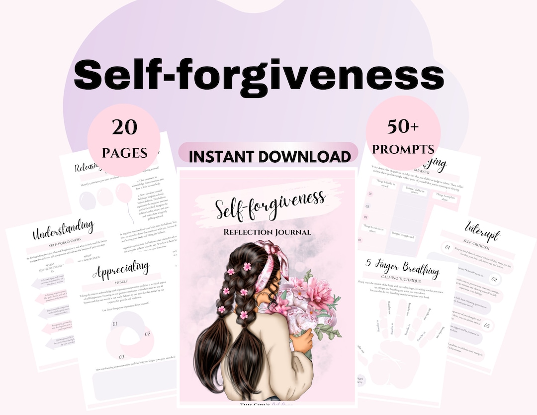 Self Forgiveness Journal Self Esteem Digital Download Self Love Journal ...