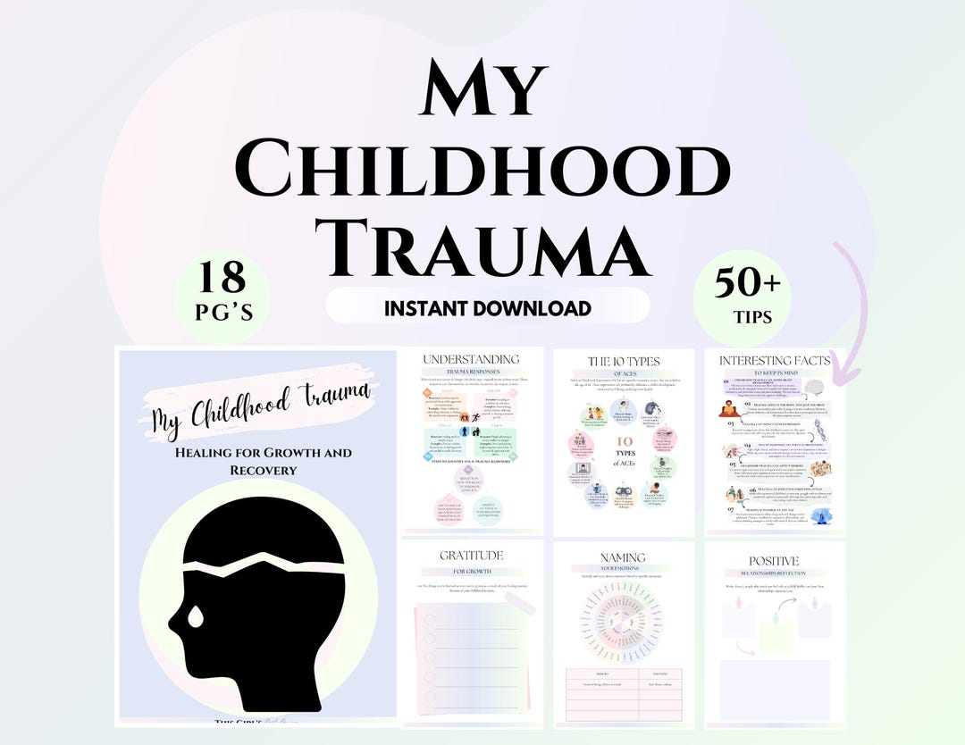 Childhood Trauma Therapy Worksheets Trauma Healing Exercises for ...