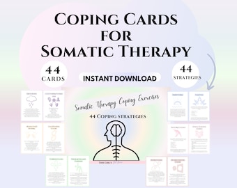 Coping Cards for Somatic Therapy Stress Management Coping Skills ...