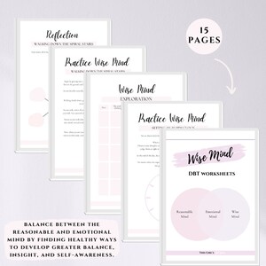 DBT Bundle Coping Skills Printable Handouts Dialectical Behavior ...